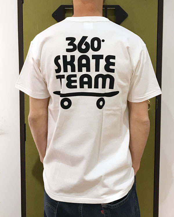 【360 SPORTS WEAR】(360スポーツウェア) 360 POCKET TEE / 360 ポケット Tシャツ (ホワイト ...